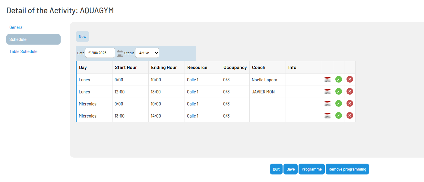 How to create and schedule an activity: – TPC Matchpoint