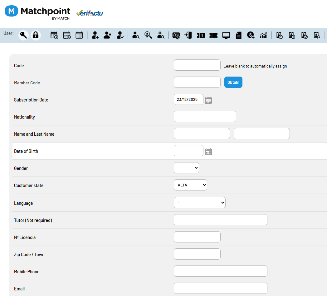How to register a client? – TPC Matchpoint